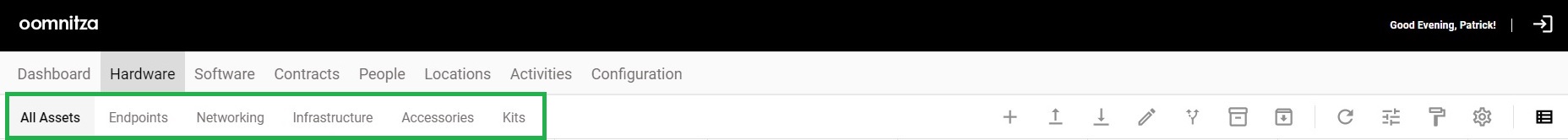 User interface changes overview – Oomnitza Documentation