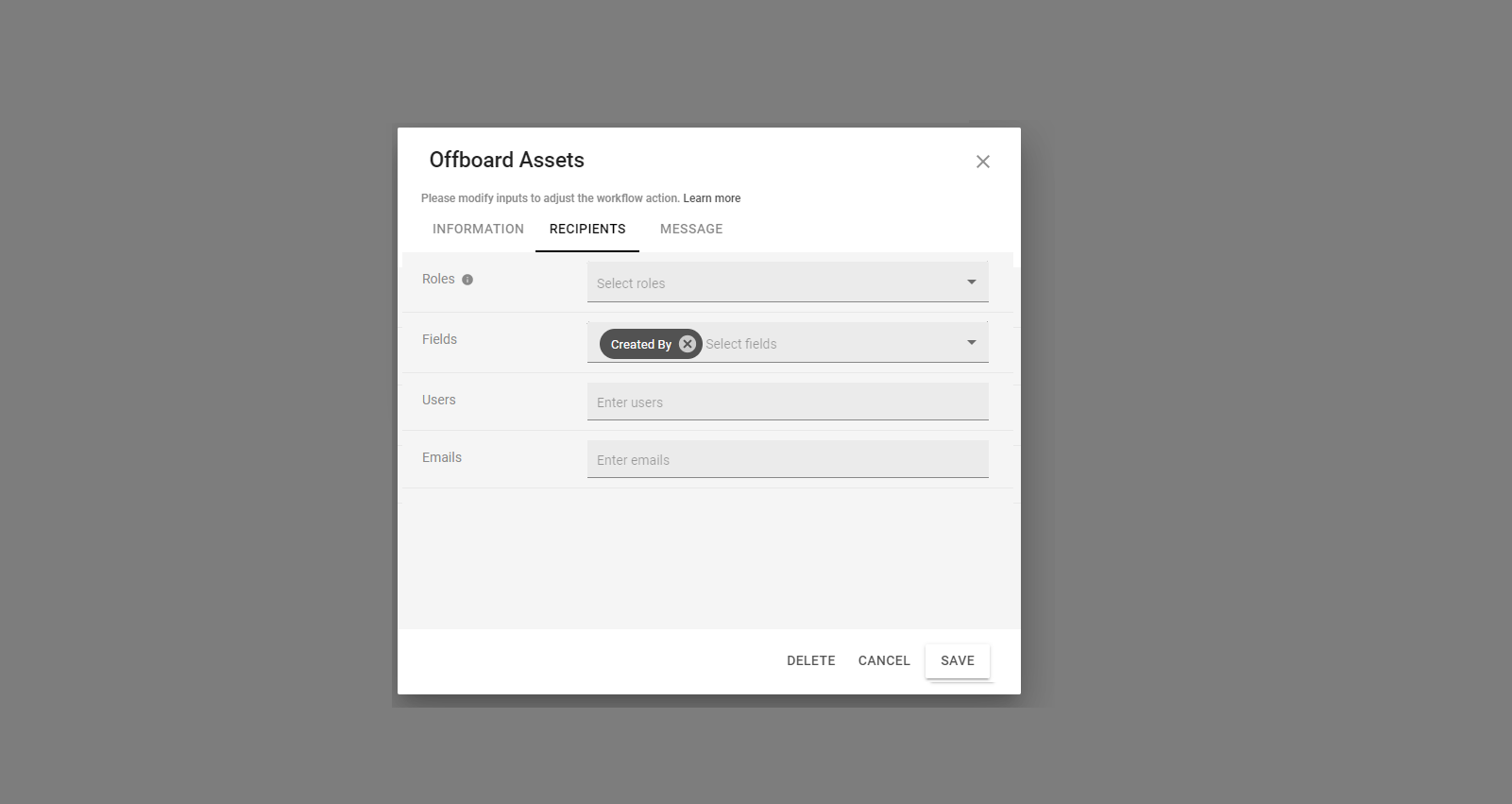 Offboard Assets Block Oomnitza Documentation