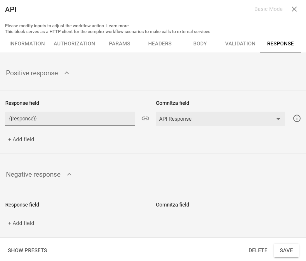 Creating Workflows With The Zebra Send File To Printer Api Oomnitza Documentation