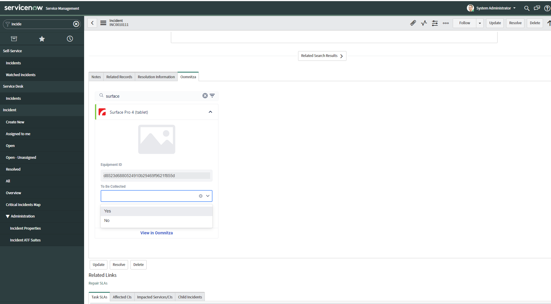 Using The Servicenow Integration Oomnitza Documentation