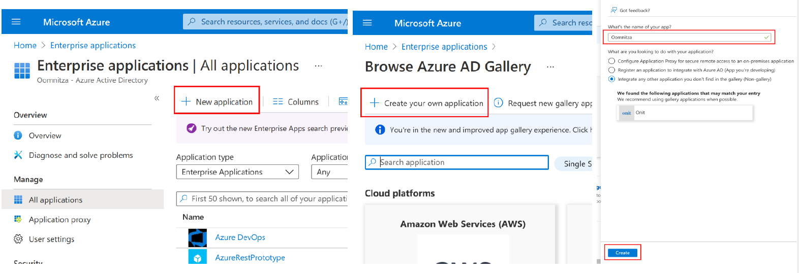 Creating A Sso Integration For Azure Users Oomnitza Documentation 