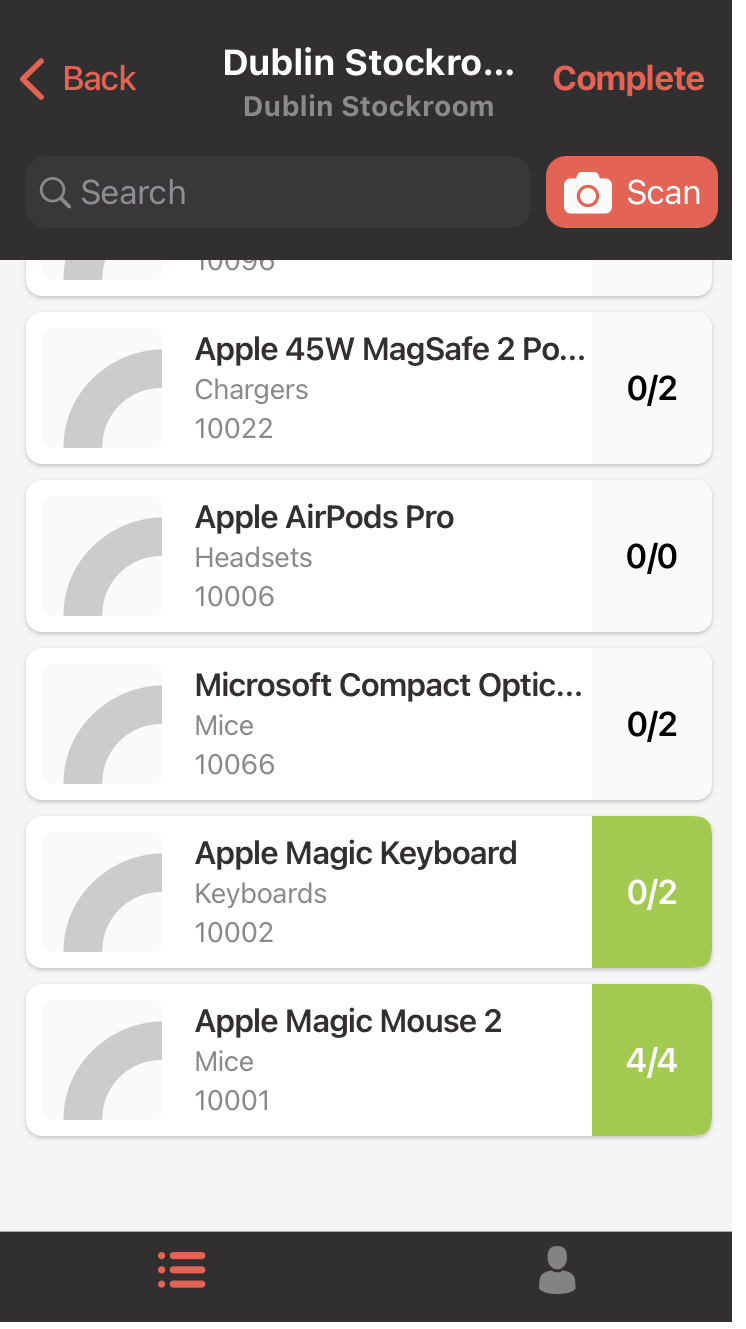 Performing an audit using the Oomnitza audit app – Oomnitza Documentation