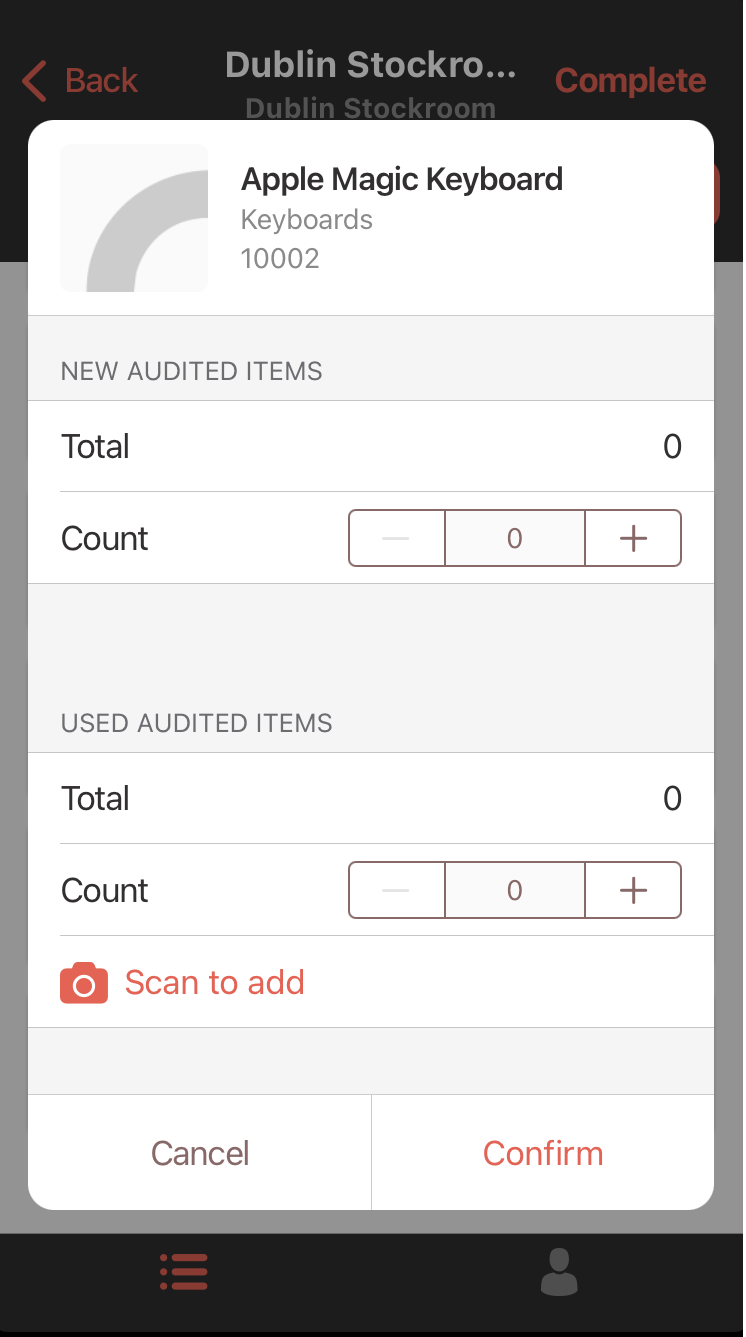 Performing An Audit Using The Oomnitza Audit App Oomnitza Documentation 
