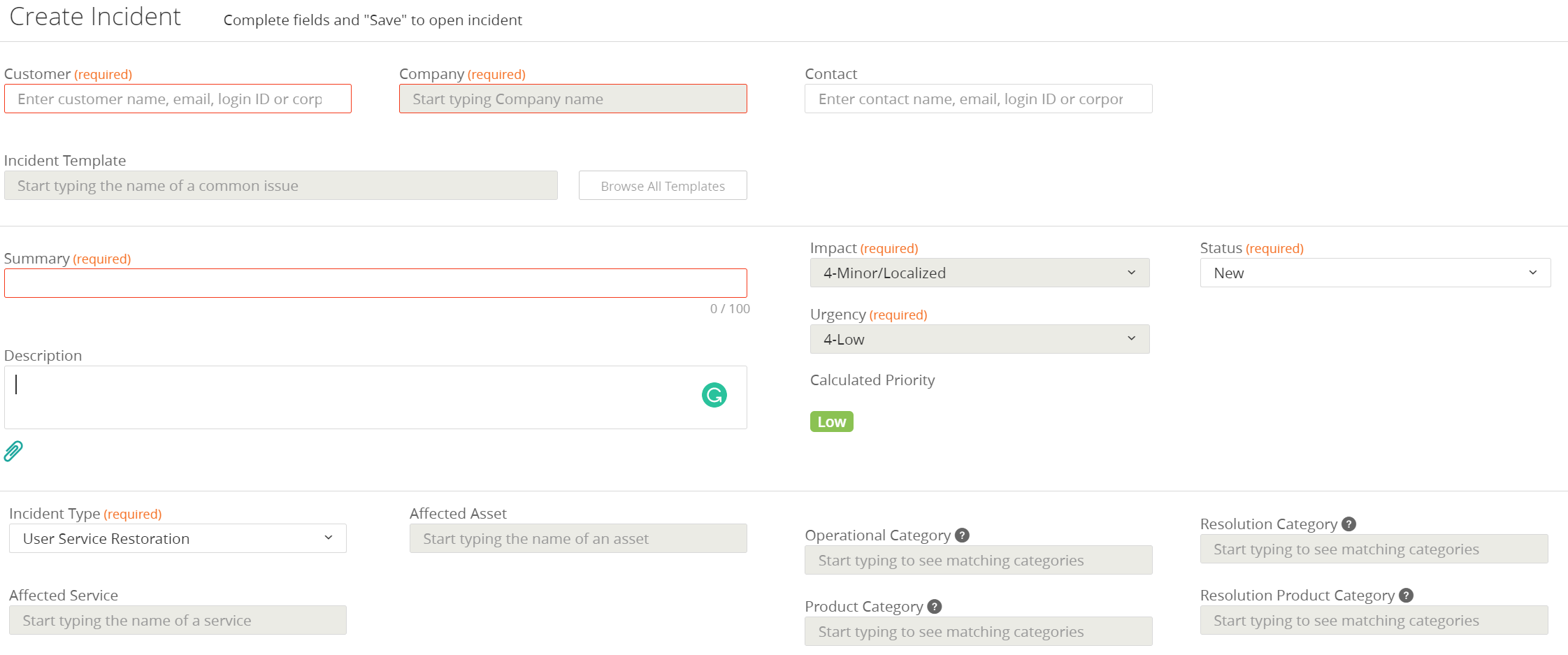Creating workflows for BMC Remedyforce incidents – Oomnitza Documentation