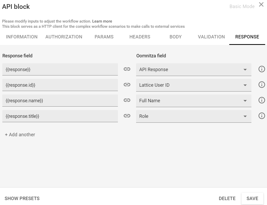 Creating workflows for Lattice users – oomnitza