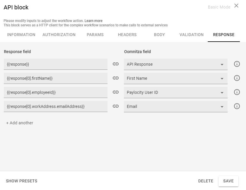 Creating Workflows For Paylocity Users Oomnitza Documentation