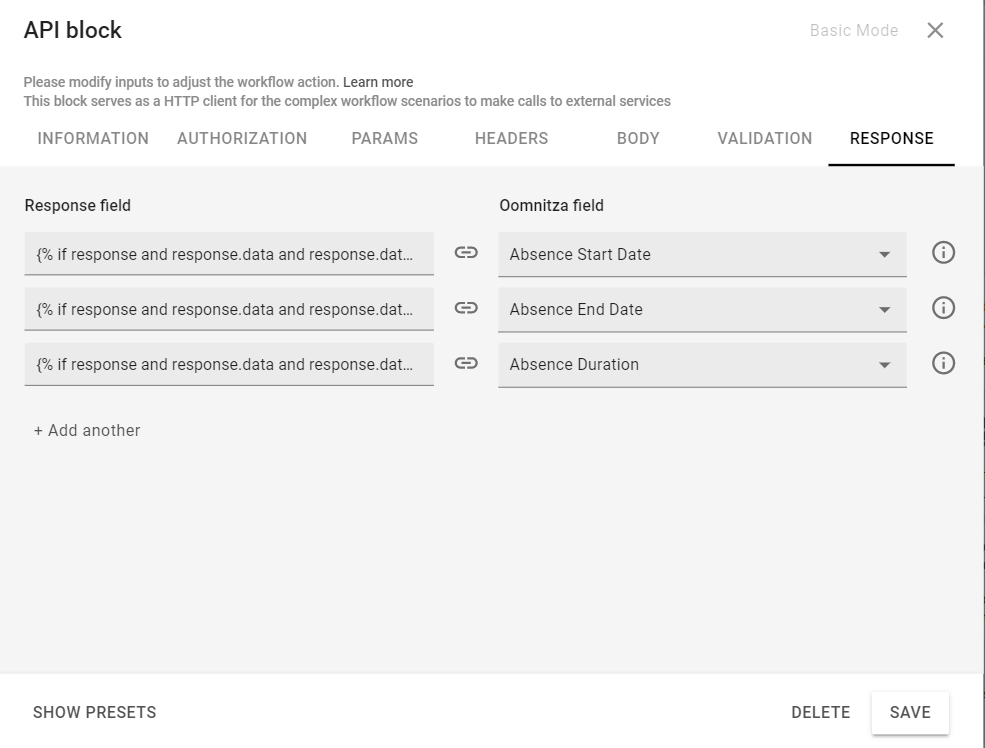 Creating workflows for Sage People users – Oomnitza Documentation