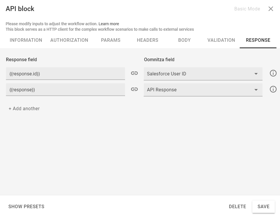 Creating workflows for Salesforce users – Oomnitza Documentation