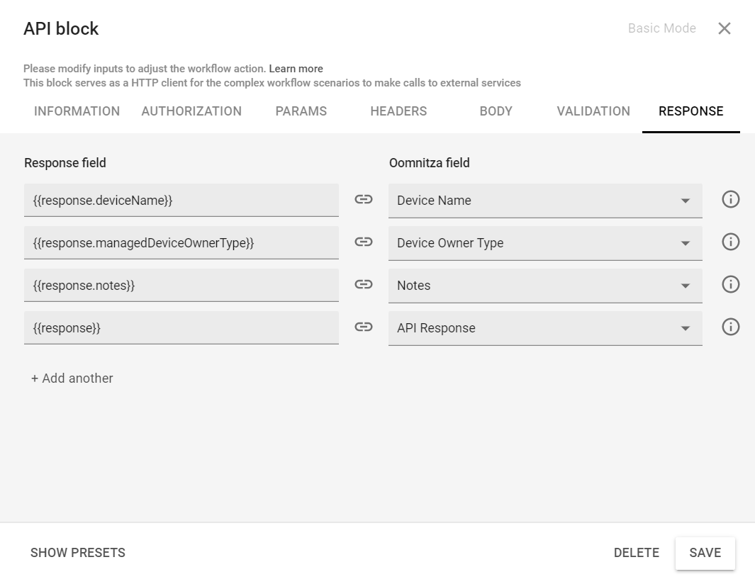 Creating Workflows For Microsoft Intune Assets Oomnitza Documentation